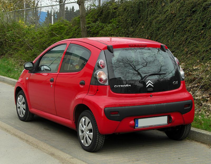 Citroen C1 technical specifications and fuel economy